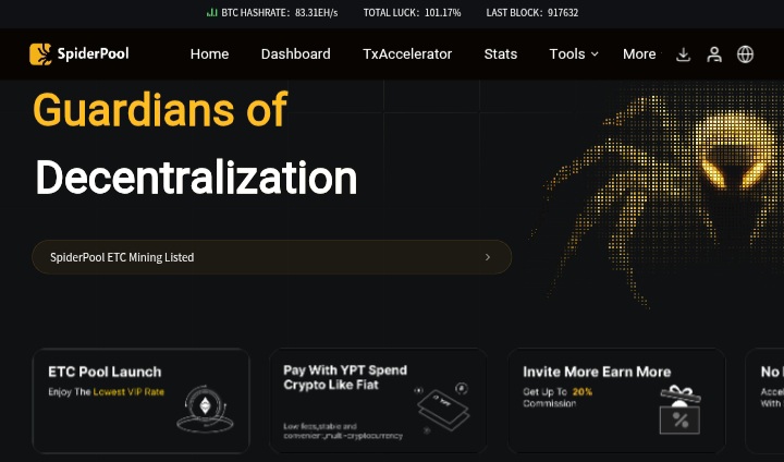 SpiderPool Mining: How to Optimize Your BTC Profit On Spider Pool